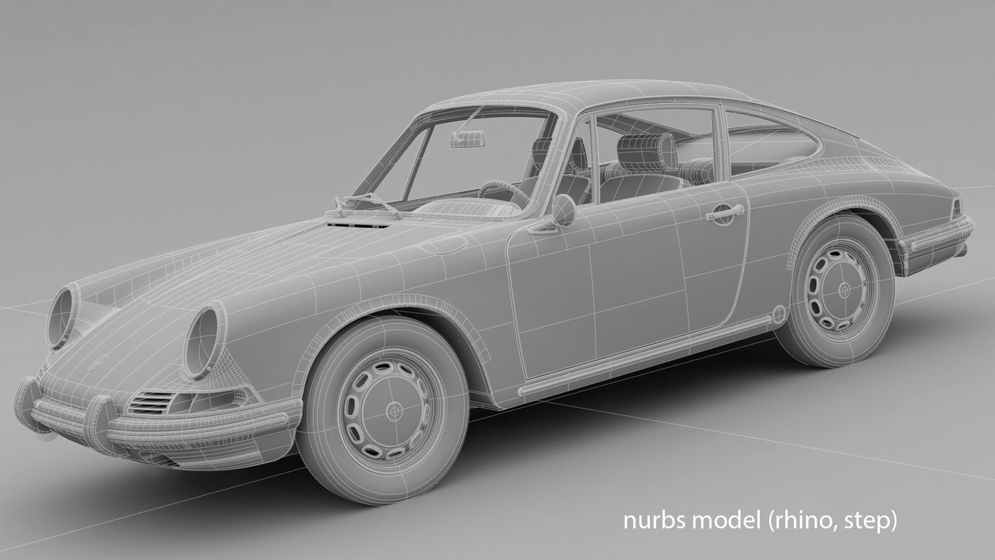 3d model porsche 911 coupe