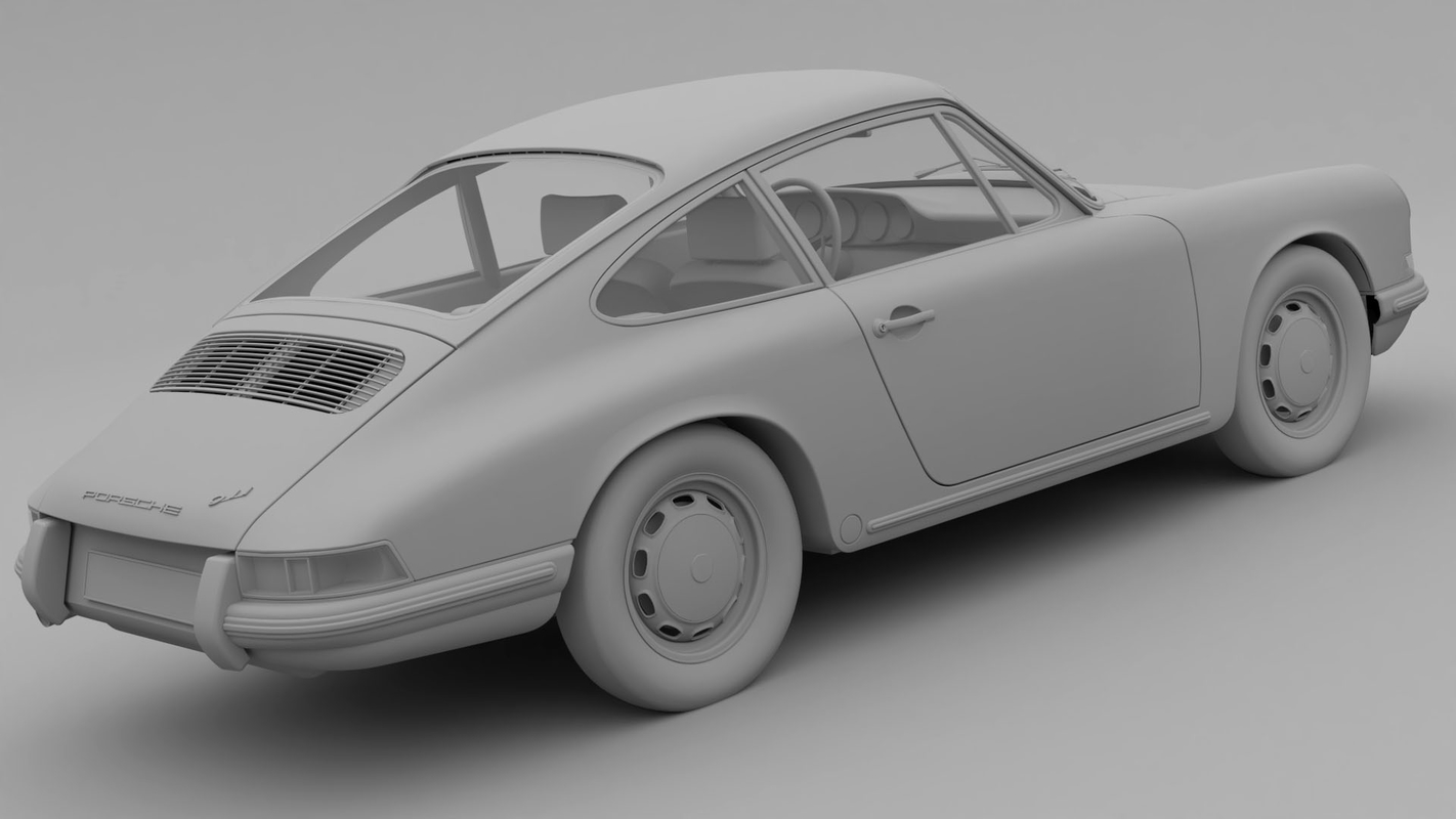 3d model porsche 911 coupe