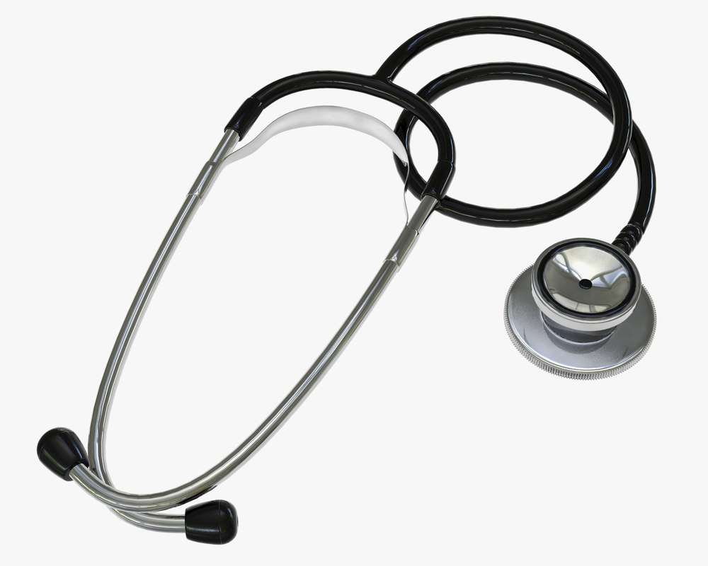 Phonendoscopeの聴診器は地面にあります3Dモデル - TurboSquid 1414530