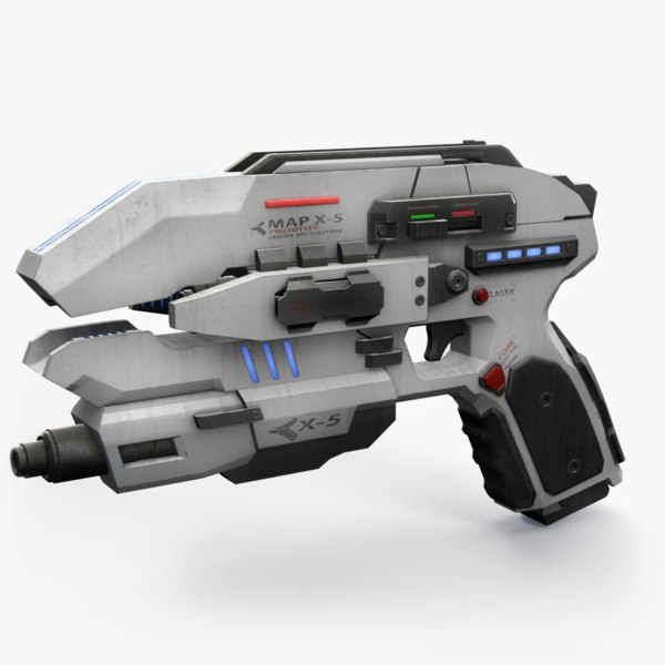 Free Sci Fi Pistol 3D Models for Download | TurboSquid