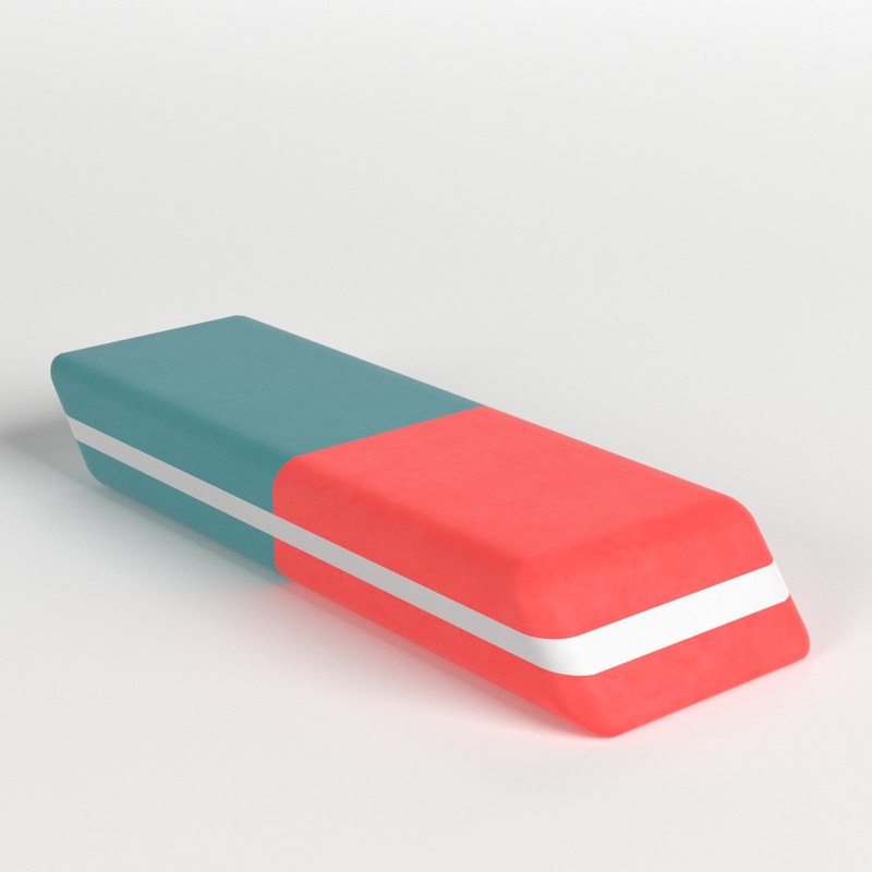 Eraser ready 3D model - TurboSquid 1414508