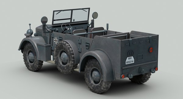 ww2 german horch kfz 3d 3ds