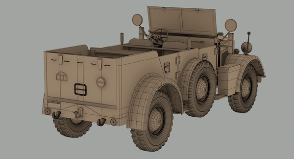ww2 german horch kfz 3d 3ds