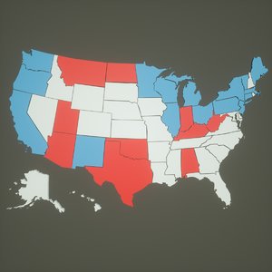 United States Map 3D Models for Download | TurboSquid