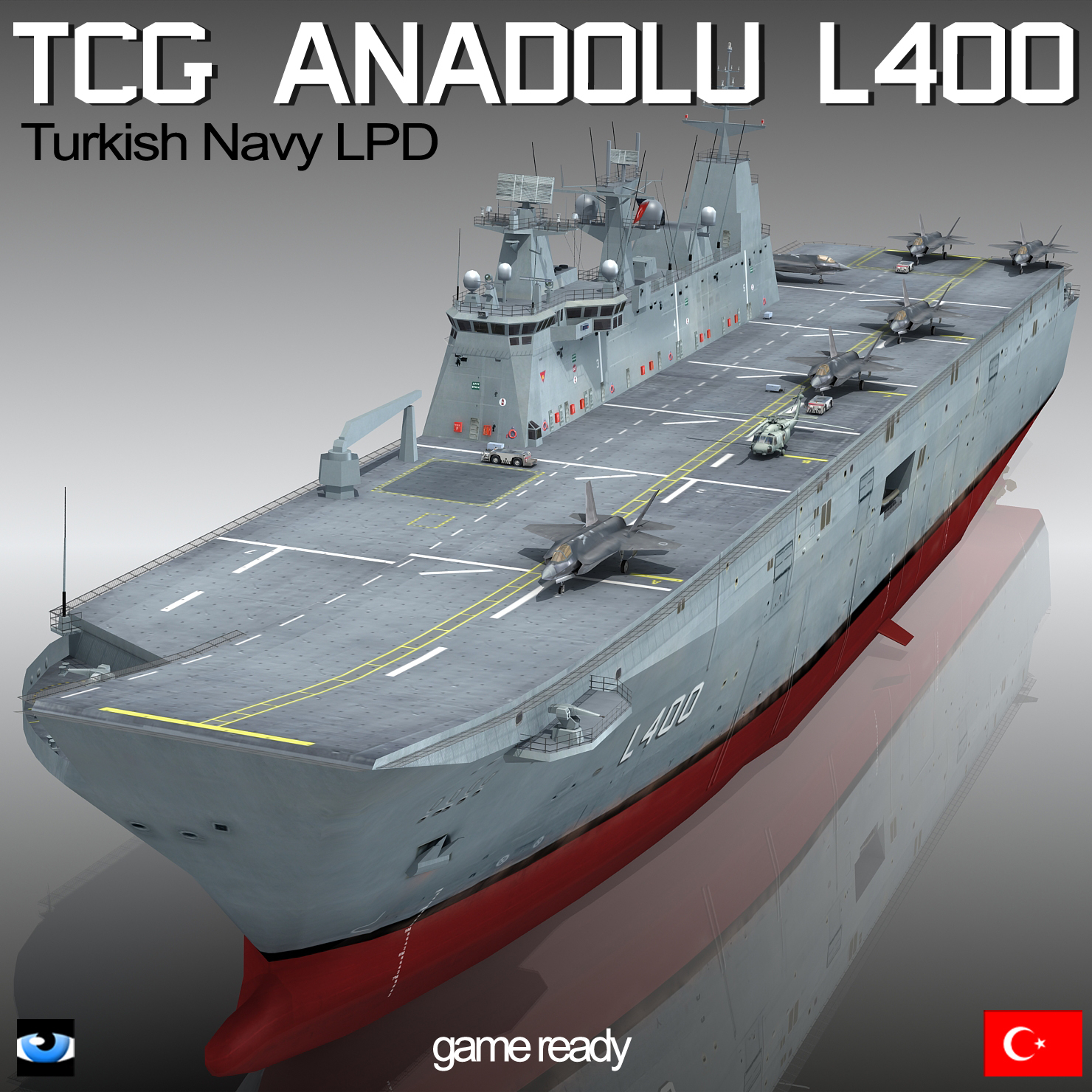 Modello 3D TCG Anadolu L400 - TurboSquid 1414768