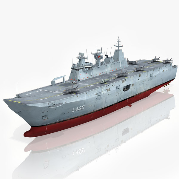 TCG Anadolu L400 Turkish Navy LPD Model 3D - TurboSquid 1414772
