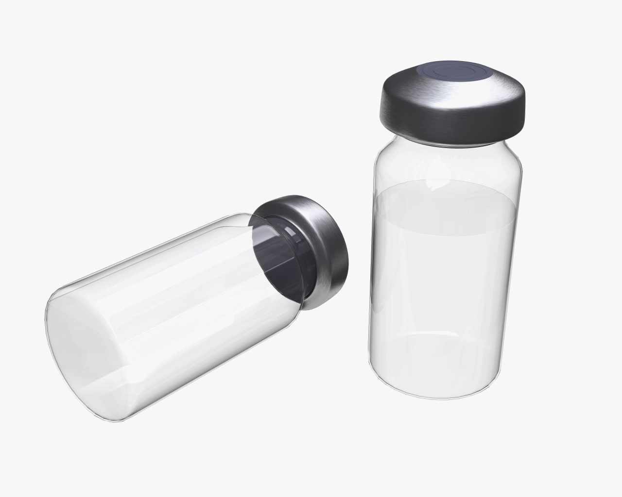 3D vial medicine bottle - TurboSquid 1414794
