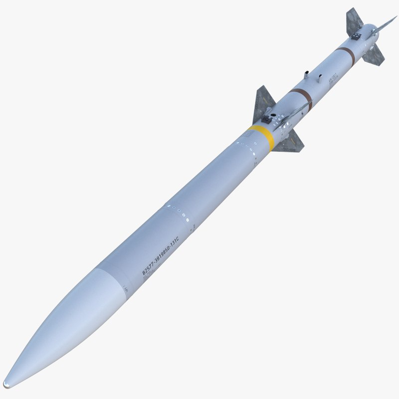 3D aim-120a b amraam model - TurboSquid 1414924