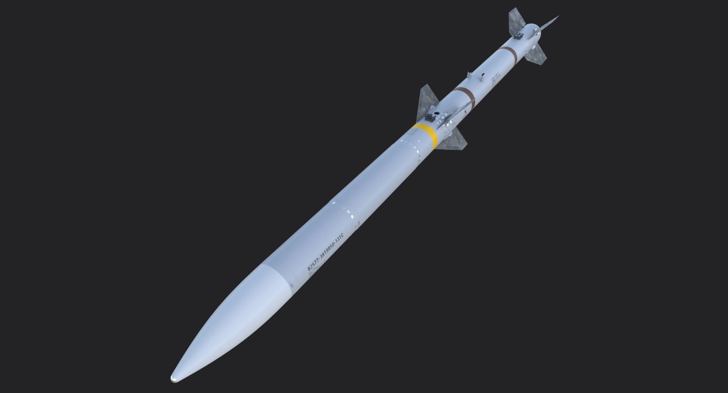 AIM-120A / B AMRAAM 3D-Modell - TurboSquid 1414924