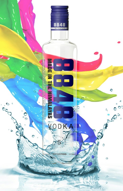8848 vodka 3D - TurboSquid 1414996