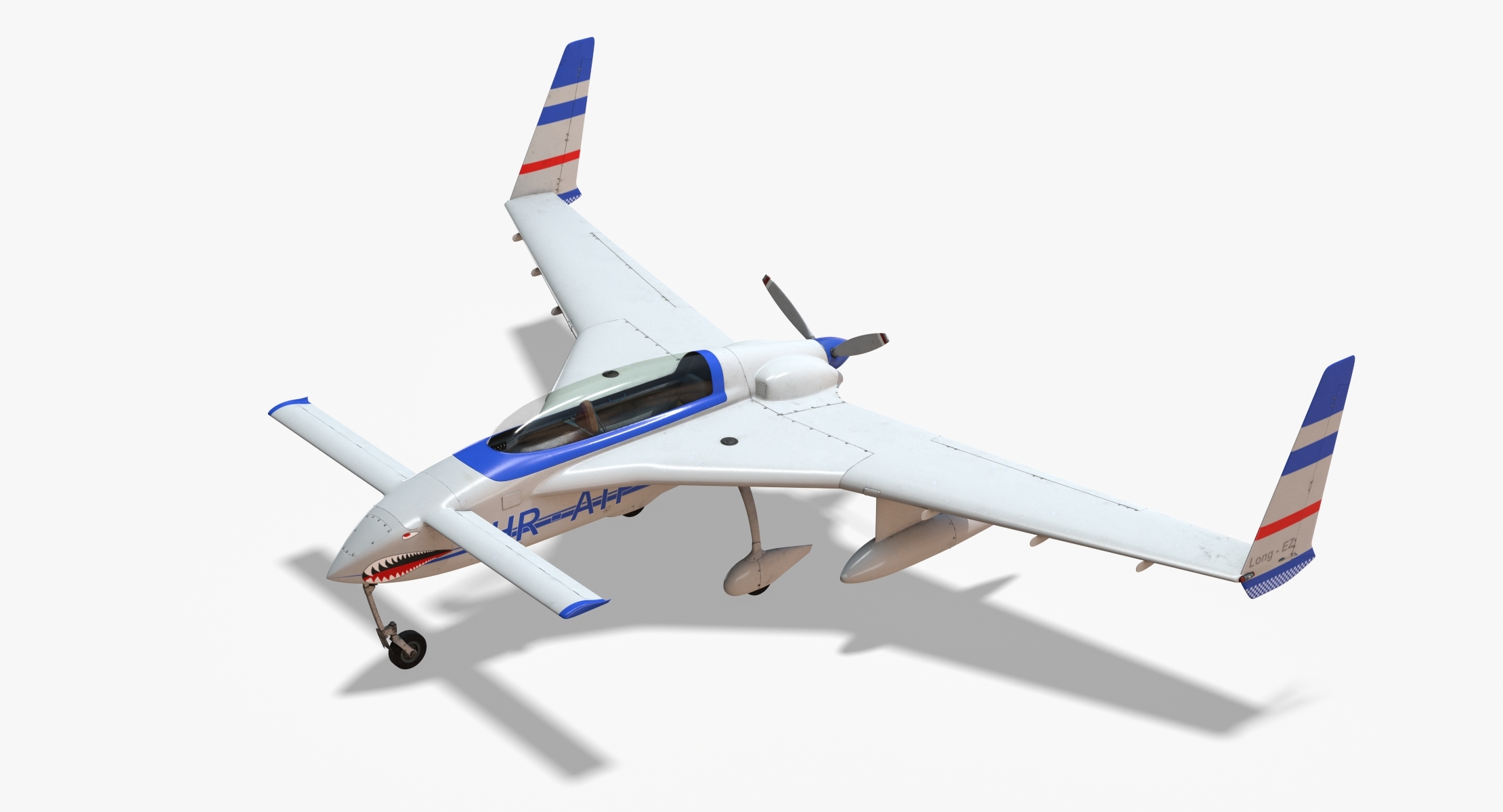 Rutan long-ez aircraft 3D model - TurboSquid 1260884