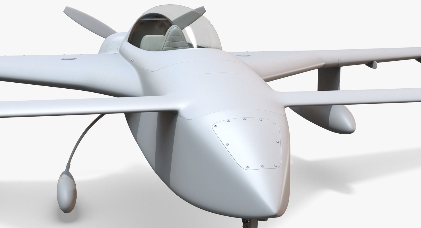 Rutan long-ez aircraft 3D model - TurboSquid 1260884