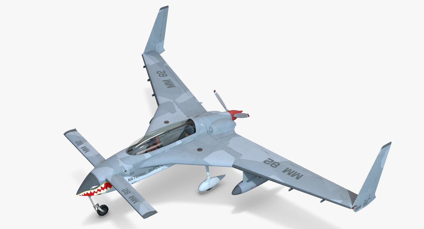 Rutan long-ez aircraft 3D model - TurboSquid 1260884