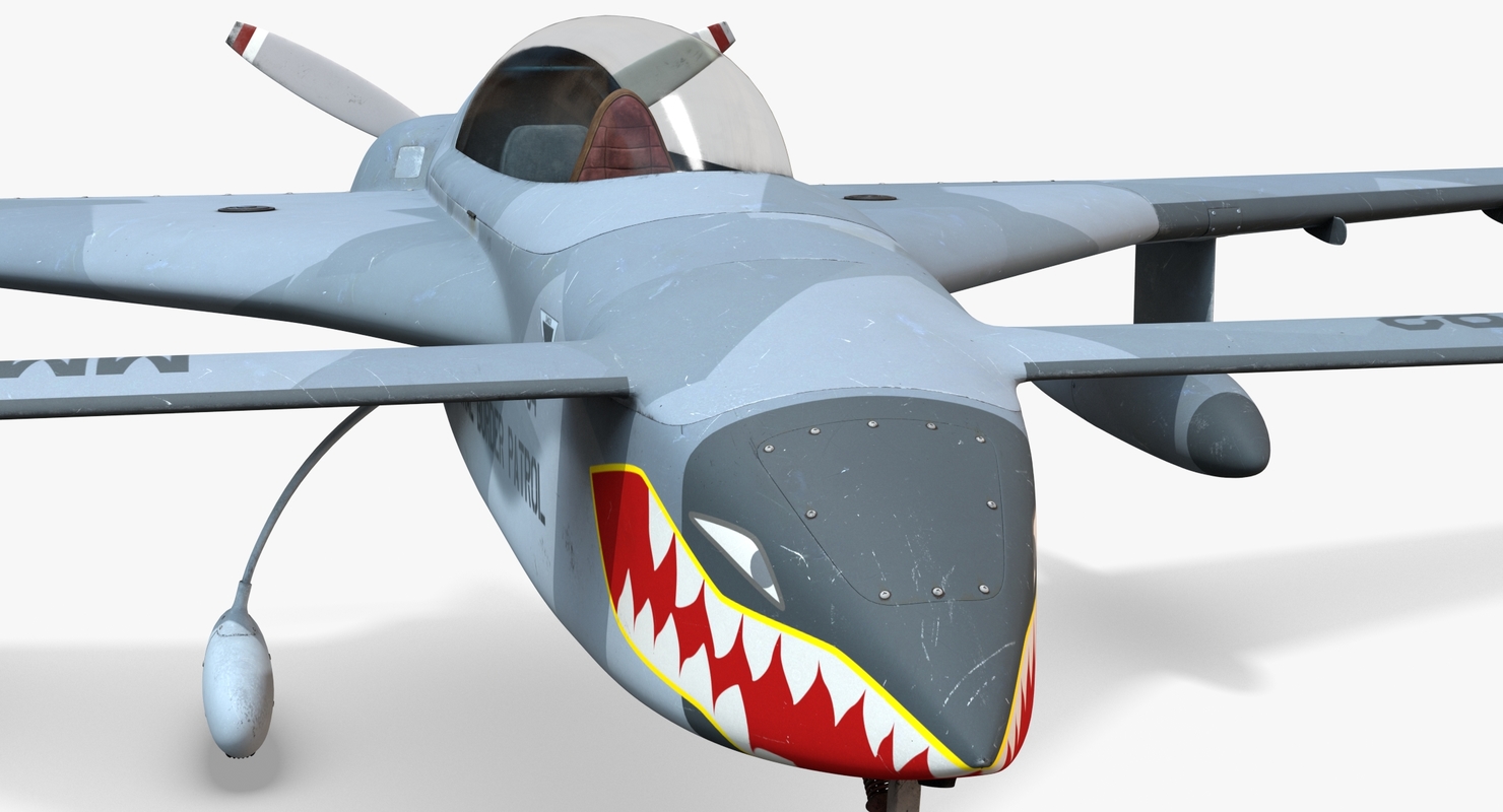 Rutan long-ez aircraft 3D model - TurboSquid 1260884