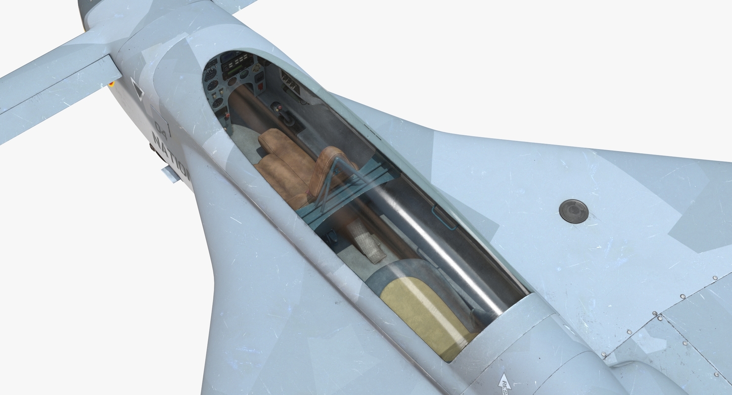 Rutan long-ez aircraft 3D model - TurboSquid 1260884