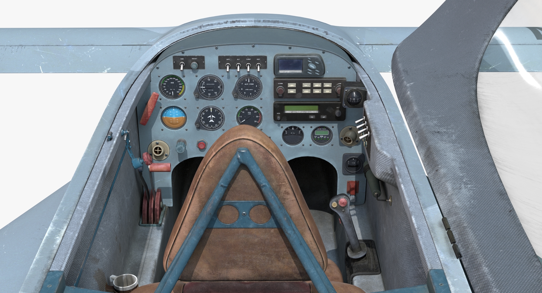 Rutan long-ez aircraft 3D model - TurboSquid 1260884