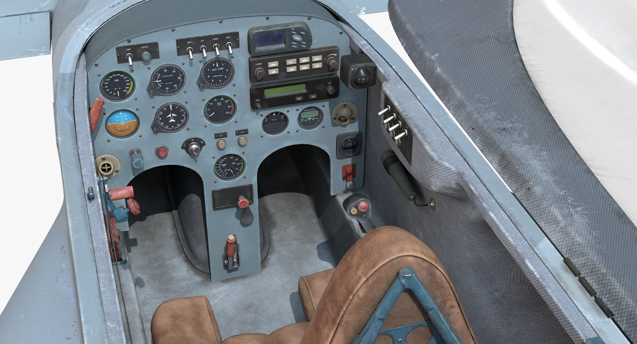 Rutan long-ez aircraft 3D model - TurboSquid 1260884