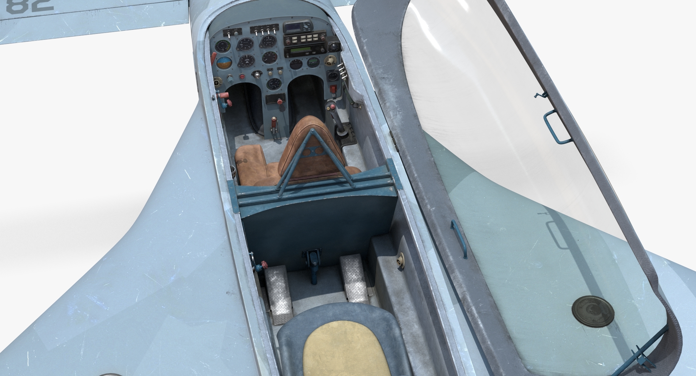 Rutan long-ez aircraft 3D model - TurboSquid 1260884