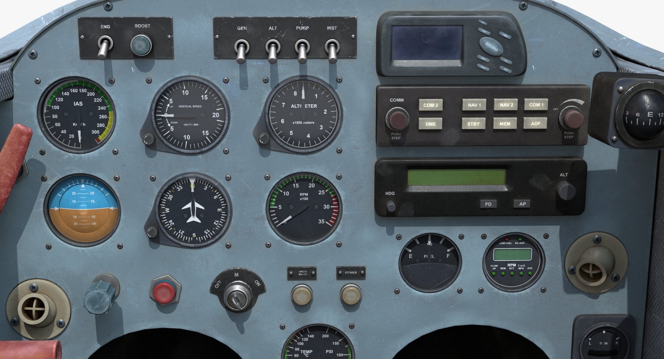 Rutan long-ez aircraft 3D model - TurboSquid 1260884