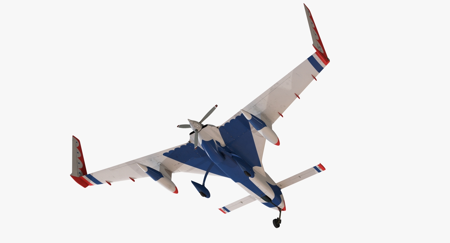Rutan long-ez aircraft 3D model - TurboSquid 1260884