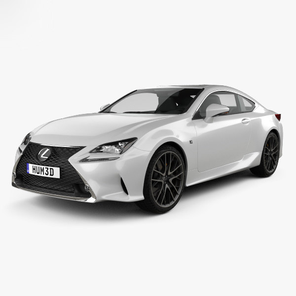 modèle 3D de Lexus RC F Sport 2018 - TurboSquid 1415124
