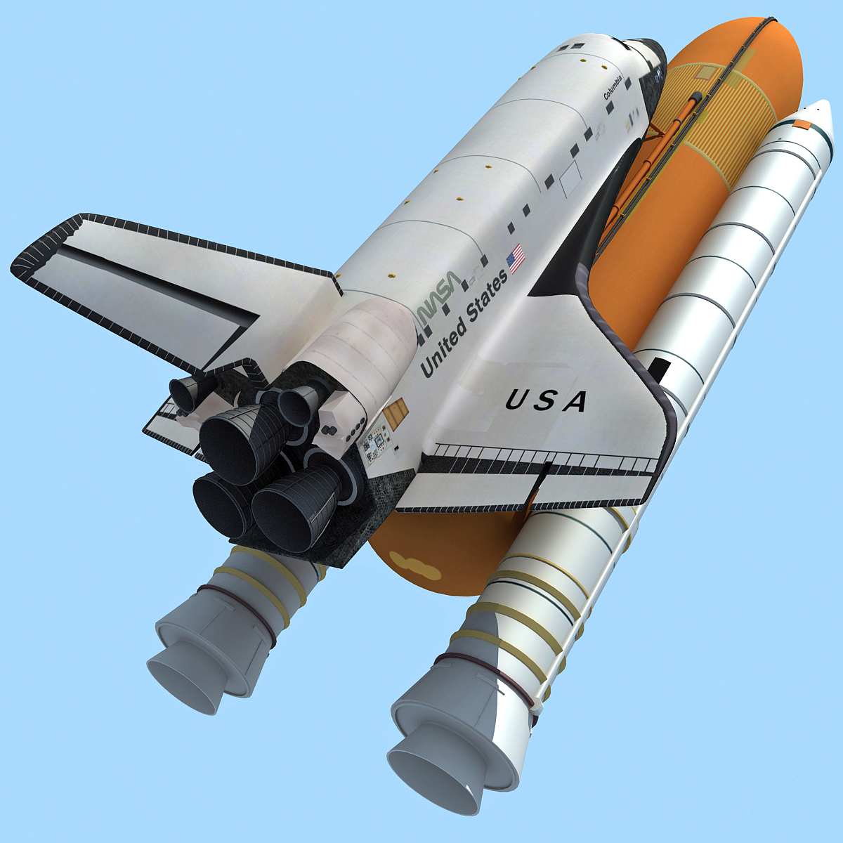 3d space shuttle 5