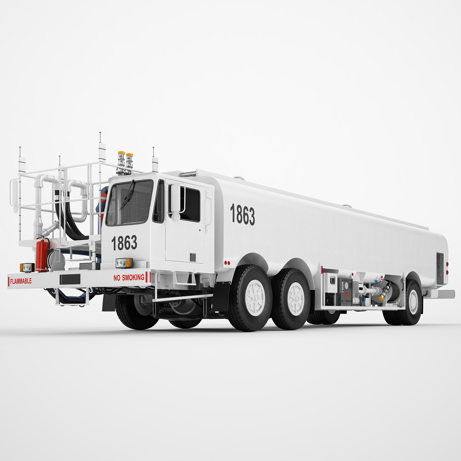 3D aircraft fueling truck- model - TurboSquid 1415193