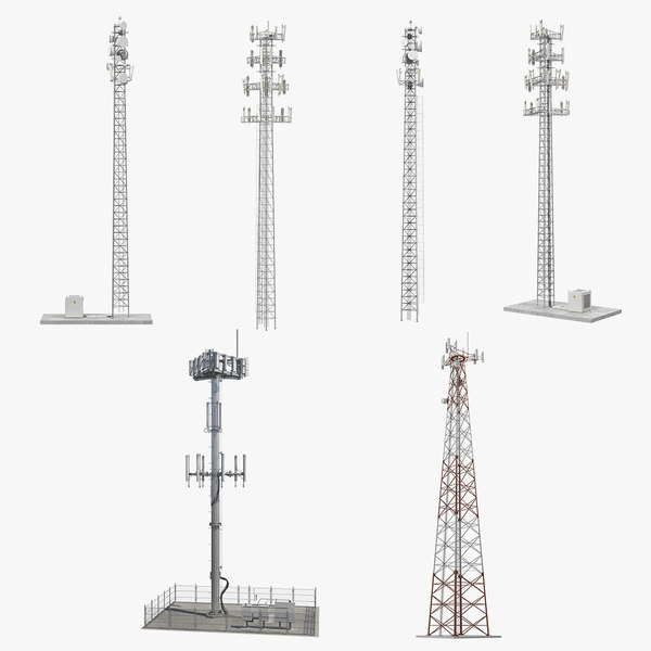 Cell Phone Tower 3D Models for Download | TurboSquid