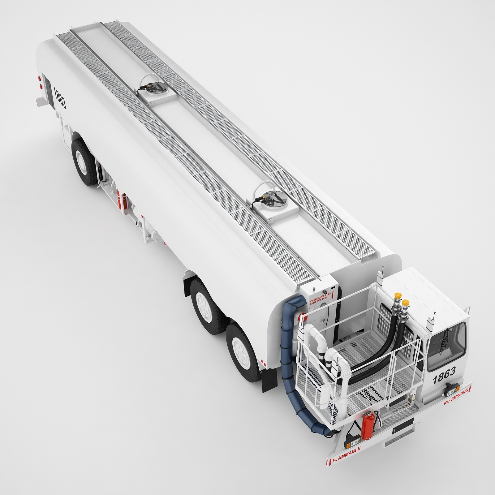 3D aircraft fueling truck- model - TurboSquid 1415193