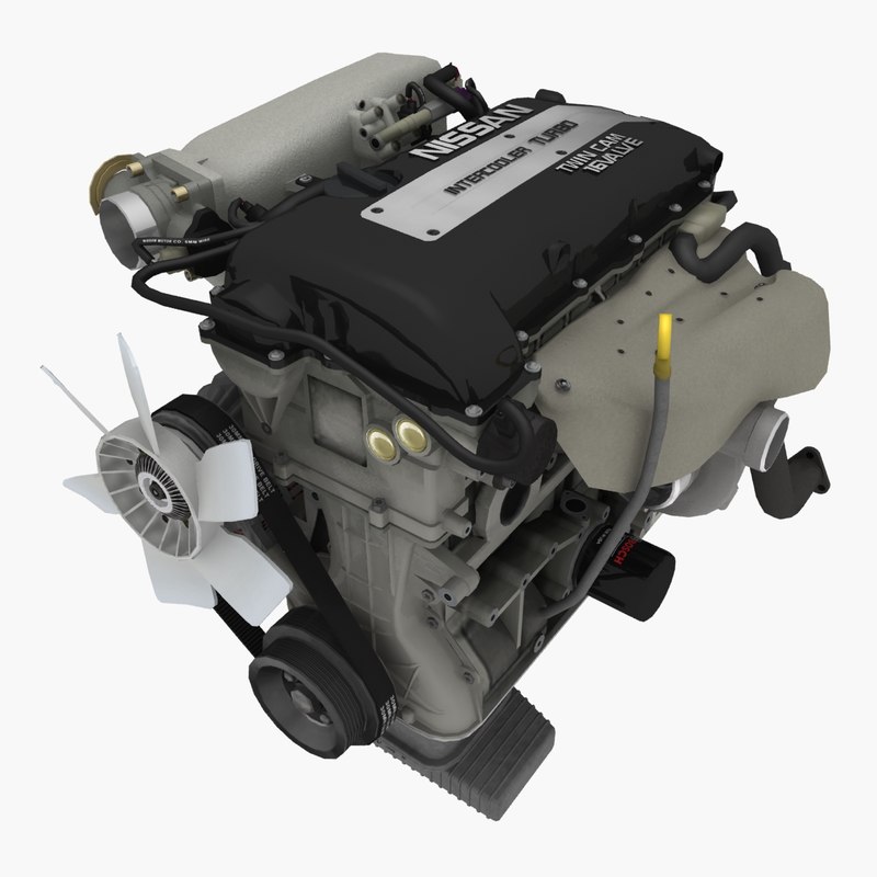3D model nissan sr20det 2 0l - TurboSquid 1415350