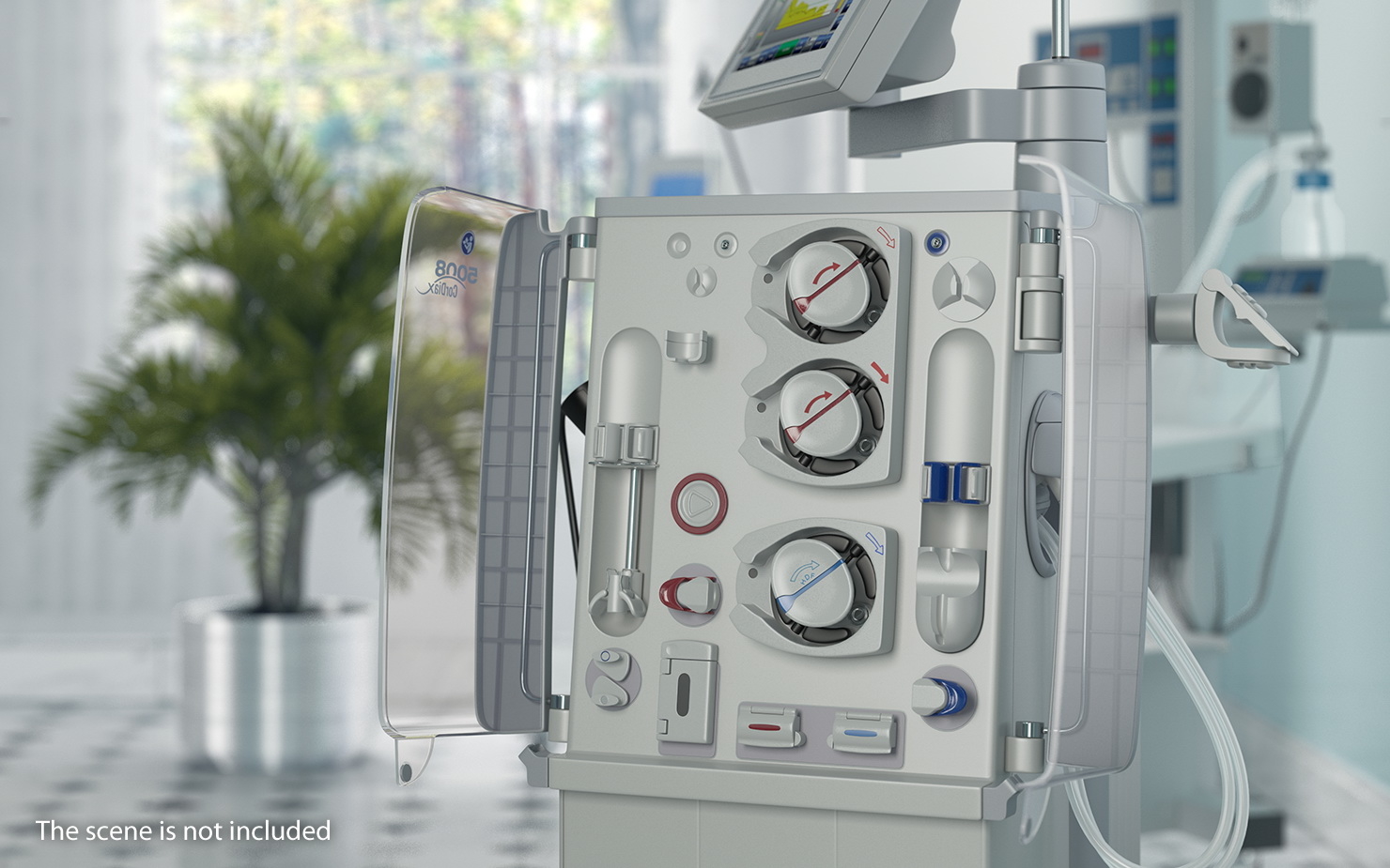 Fresenius 5008 cordiax dialysis model - TurboSquid 1415760