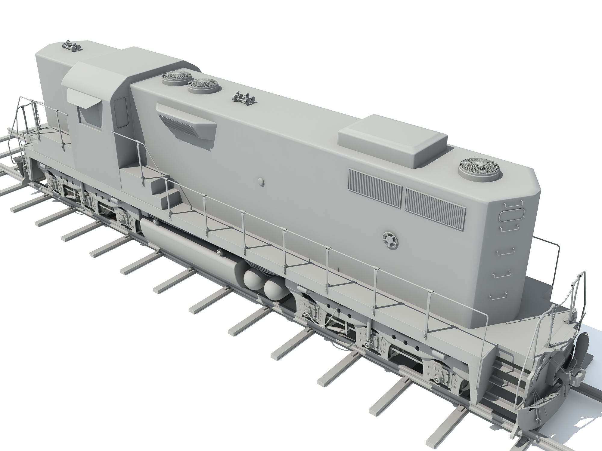 3ds max train railway