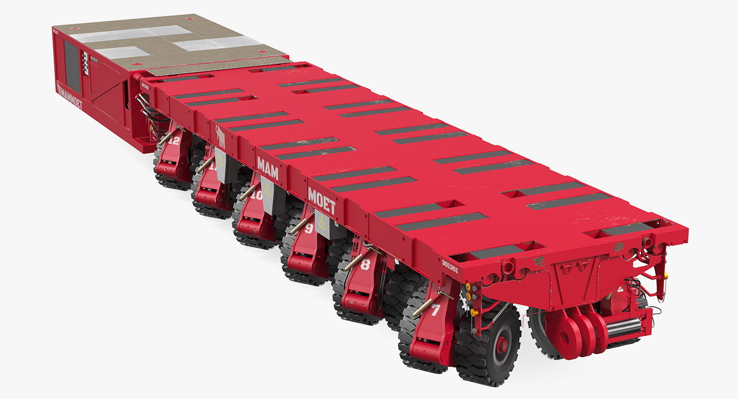 3D self-propelled modular transporter mammoet model - TurboSquid 1415743