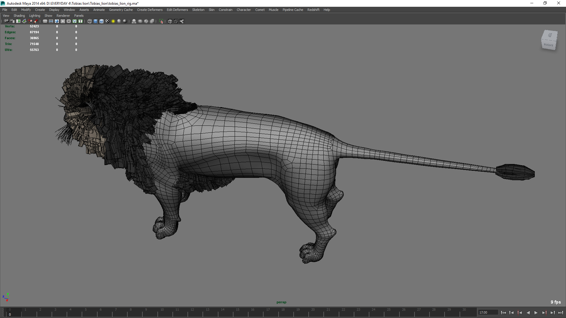 Free tobias lion rig 3D - TurboSquid 1415806
