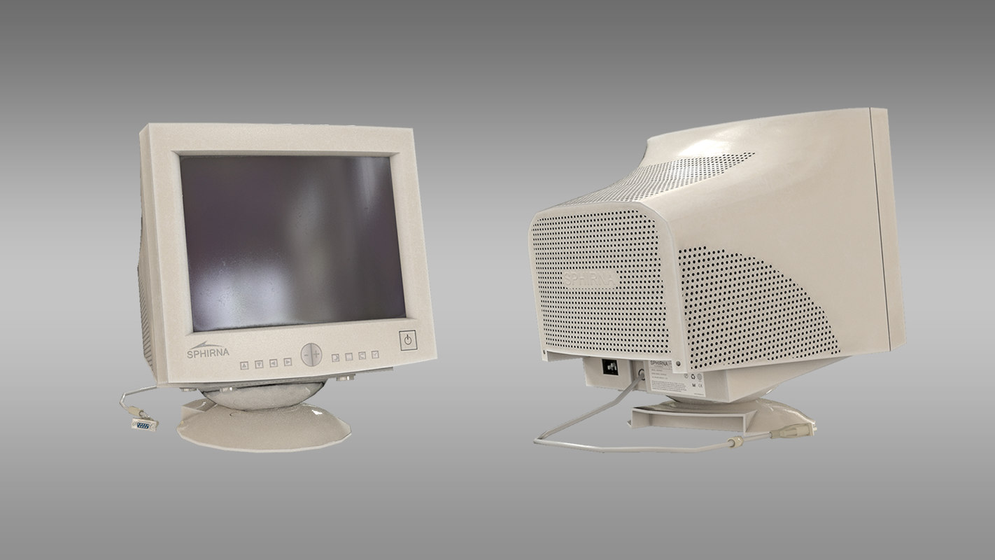 Crt monitor model - TurboSquid 1415811
