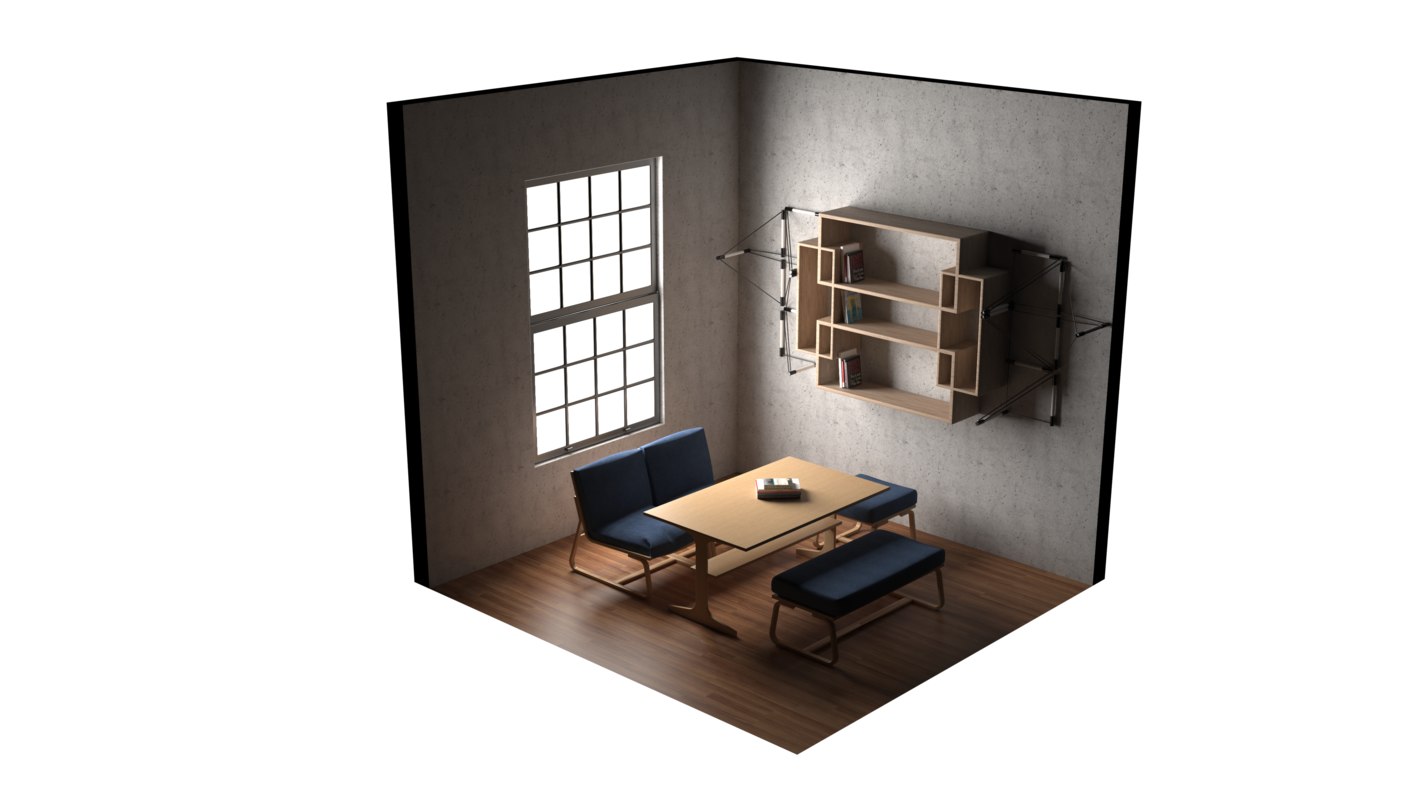 3D 4x4 room model - TurboSquid 1415863