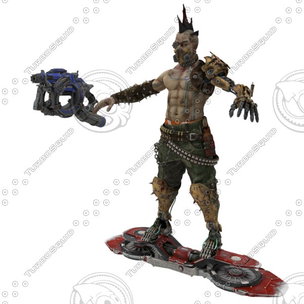 Anarki character games 3D model - TurboSquid 1415942