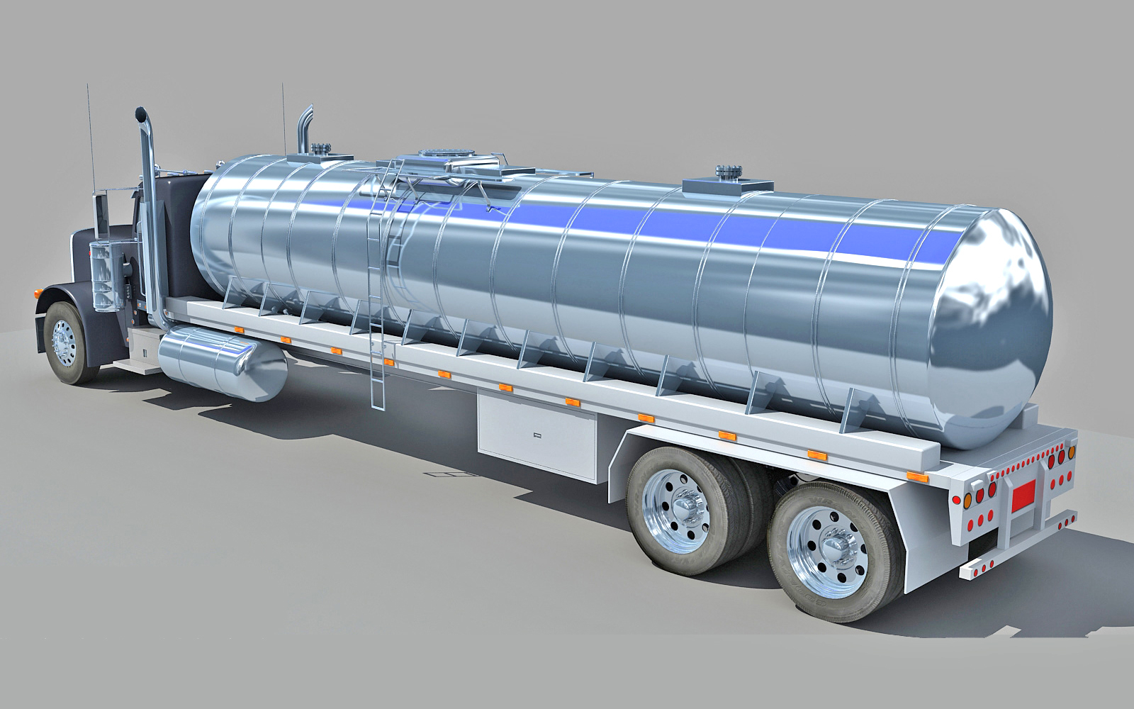 tanker truck 3d model