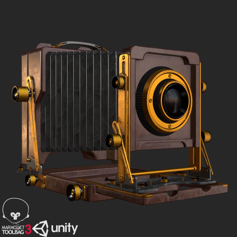 3D old antique camera model - TurboSquid 1416299