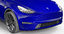Tesla y blue modeled model - TurboSquid 1416926