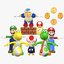 Mini pack super mario 3D model - TurboSquid 1416432