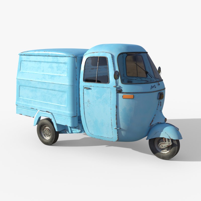 3d piaggio ape