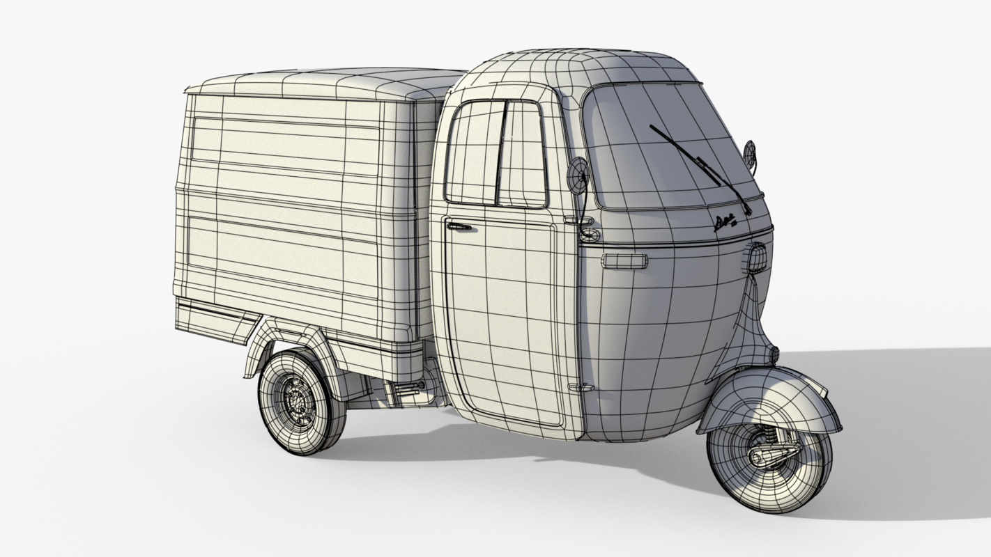 3d piaggio ape