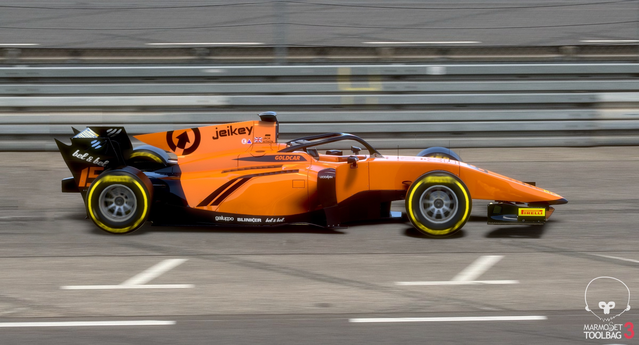 Campos Racing F2＃15 Formula 2赛季20193D模型 - TurboSquid 1416458