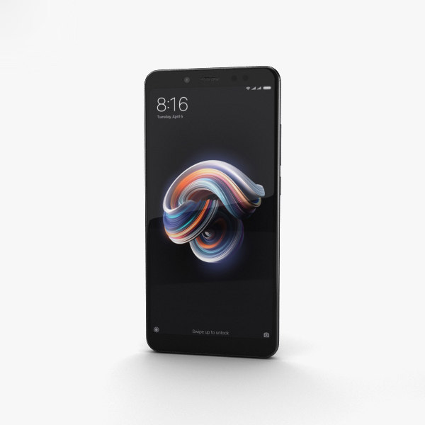 Xiaomi Redmi Note 5 Proブラック3Dモデル - TurboSquid 1416538