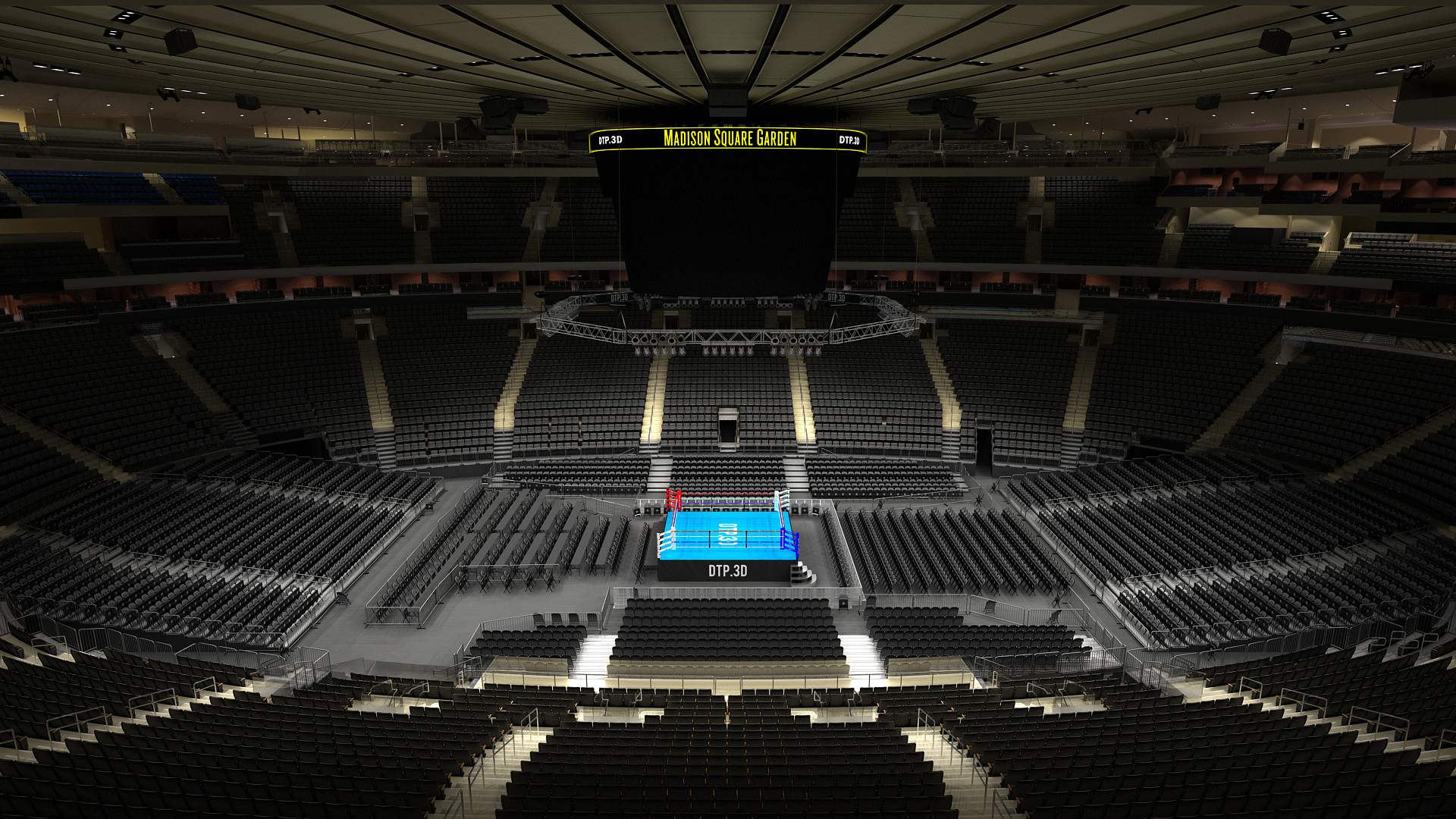 Msg boxing arena audience 3D - TurboSquid 1416582