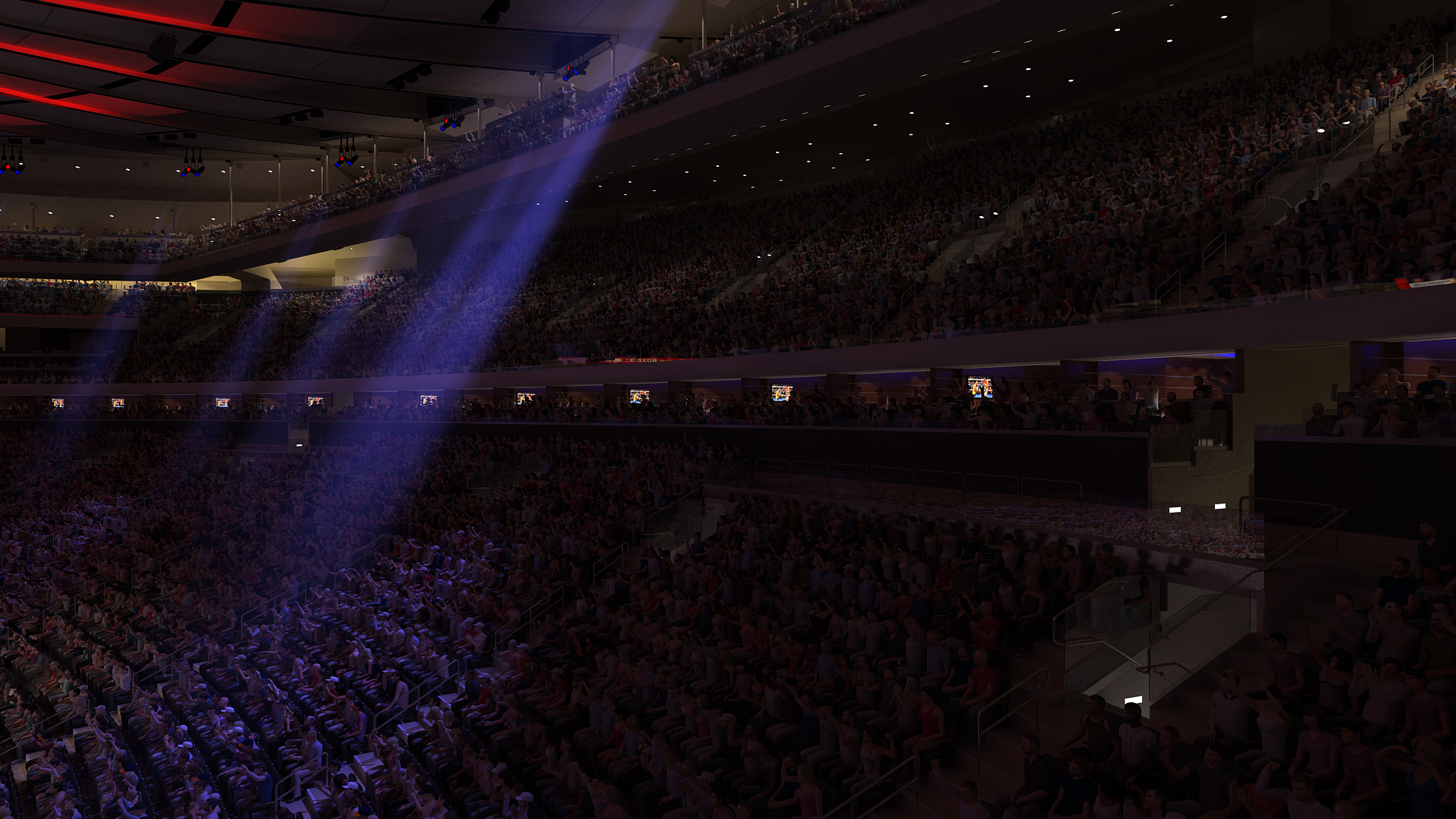 Msg boxing arena audience 3D - TurboSquid 1416582