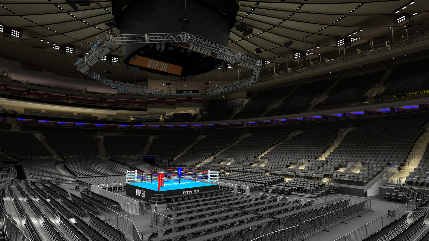 Msg boxing arena audience 3D - TurboSquid 1416582