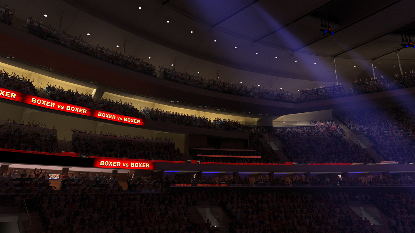 Msg boxing arena audience 3D - TurboSquid 1416582