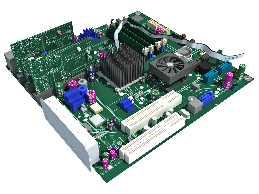 motherboard 3d model